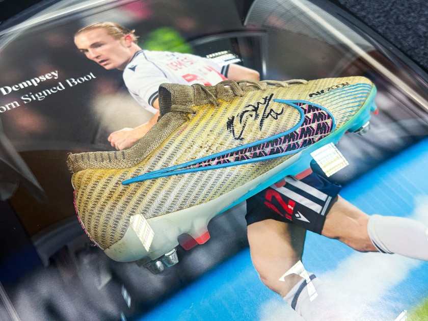 Kyle Dempsey Match Worn and Signed Boot - CharityStars