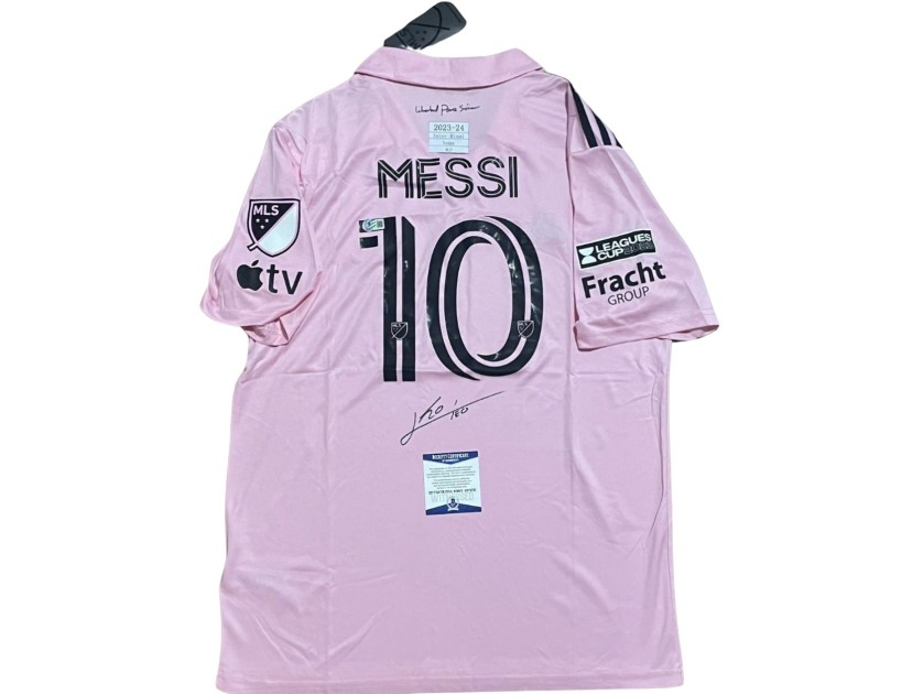 Lionel Messi's Inter Miami 2023/24 Signed Shirt - CharityStars
