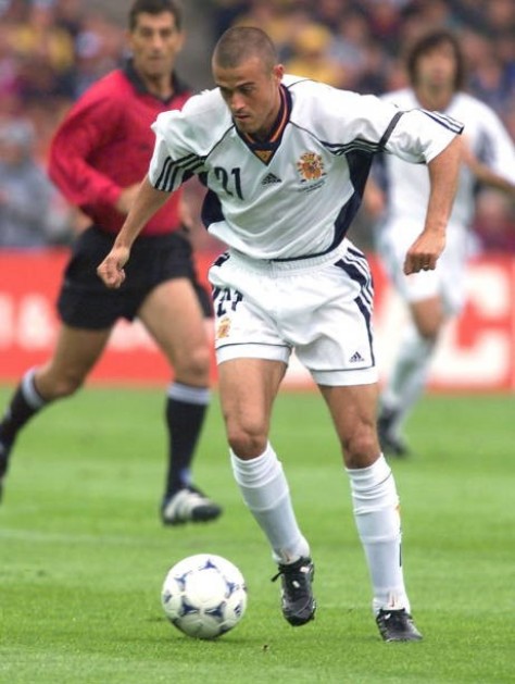 Luis Enrique's Spain Match Shirt, WC 1998 - CharityStars