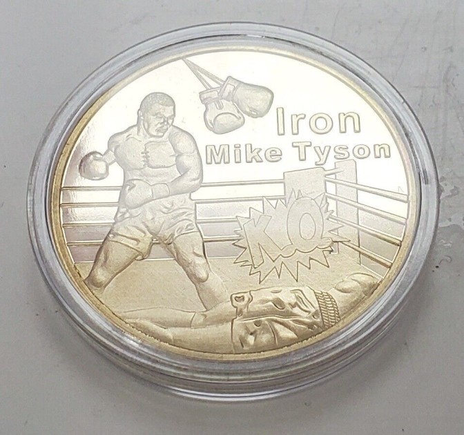Mike Tyson Gold Plated Coin - CharityStars