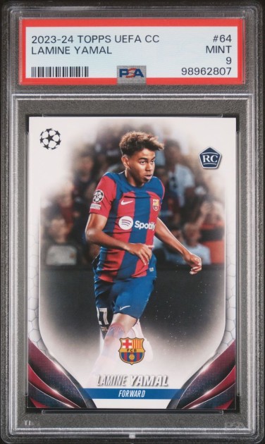 Lamine Yamal Card Topps UCC Rookie - CharityStars