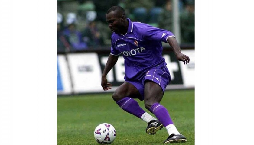 Lassissi's Worn Shirt, Fiorentina-Lecce 2001 - CharityStars