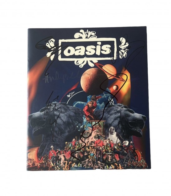 Oasis Signed 'Dig Out Your Soul' 2008 Concert Tour Programme - CharityStars