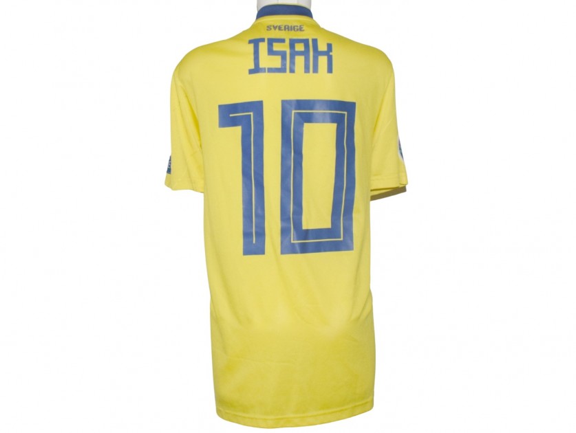 Isak's Match Shirt, Norway vs Sweden Euro 2020 - CharityStars