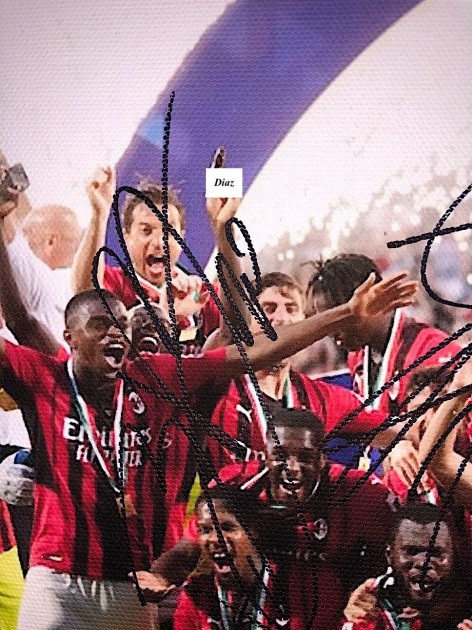 AC Milan Canvas, 2021/22 - Signed by the Players - CharityStars