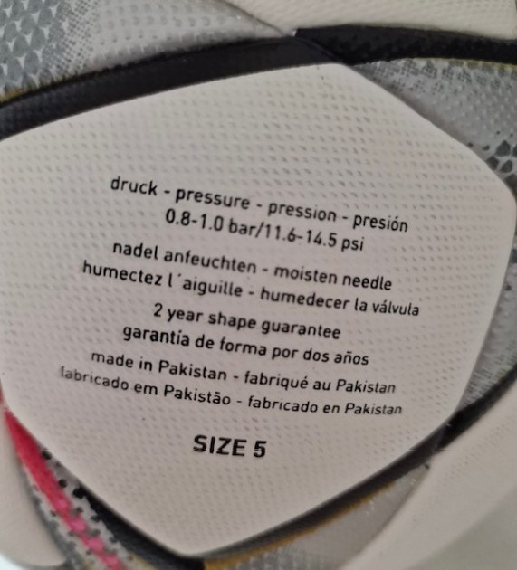Milan 2016 UCL Final Prepared Match-Ball - CharityStars