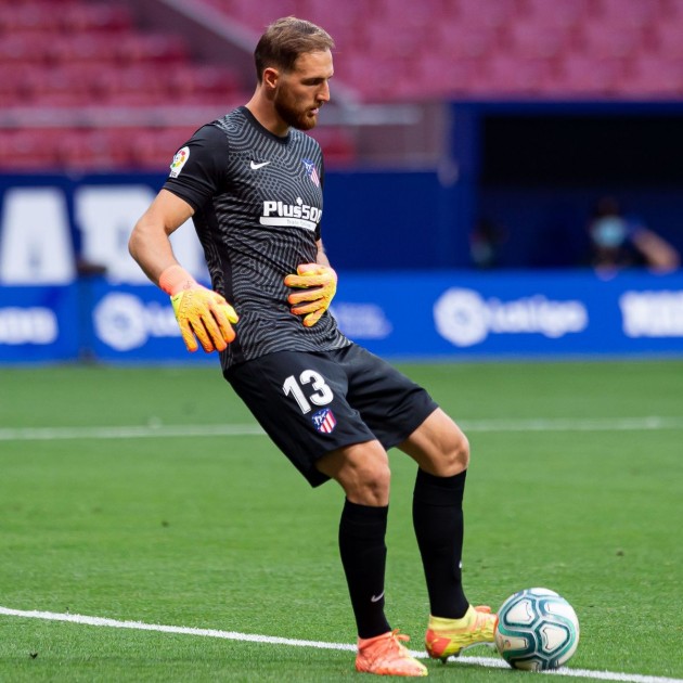 Oblak's Atletico Madrid Match Shirt, 2020/21 - CharityStars