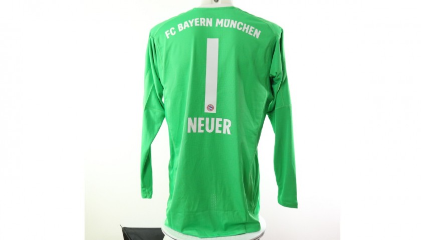 Neuer's Bayern Munich Match Shirt, 2017/18 - CharityStars