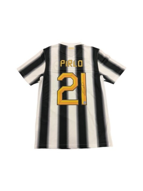 Andrea Pirlo's Juventus 2011/12 Signed And Framed Shirt - CharityStars