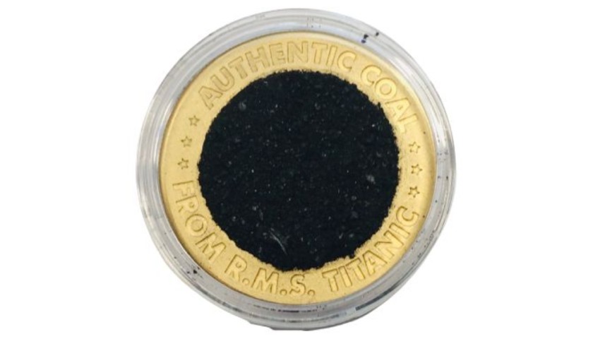 Authentic & Original Coal Coin from the RMS Titanic - CharityStars