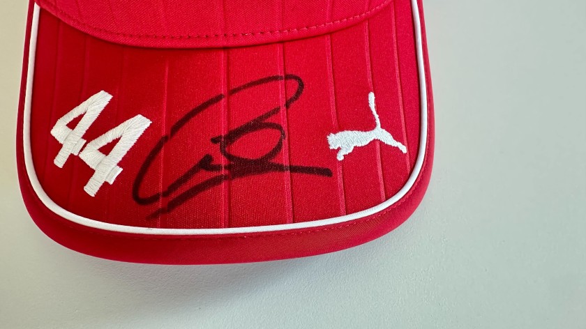 Official Hamilton's Scuderia Ferrari Signed Cap, 2025 - Signed by Lewis ...