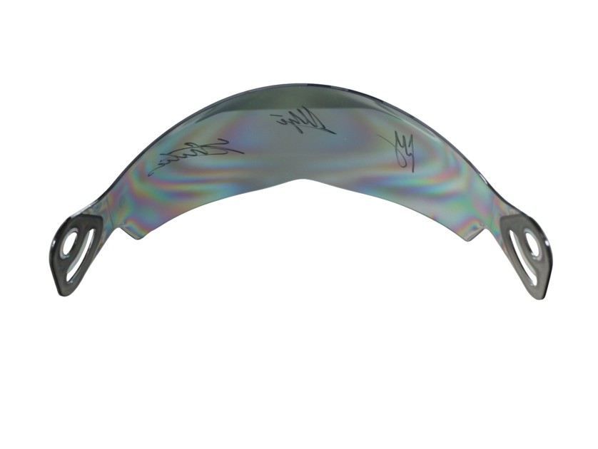 Scuderia Ferrari Visor - Signed by Carlos Sainz, Charles Leclerc and ...