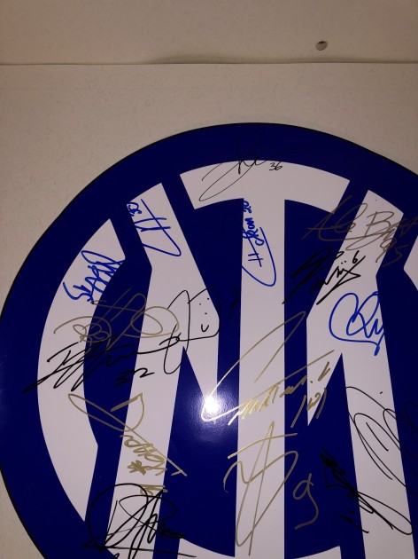 Official Inter Milan Sticker - Signed by the Players - CharityStars