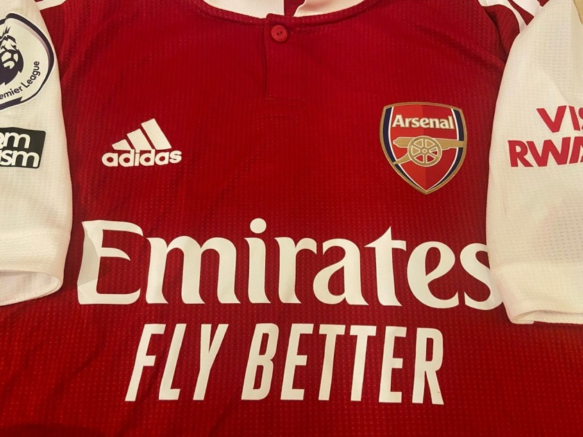 Martinelli's Worn and Unwashed Shirt, Arsenal v Newcastle 2023 ...