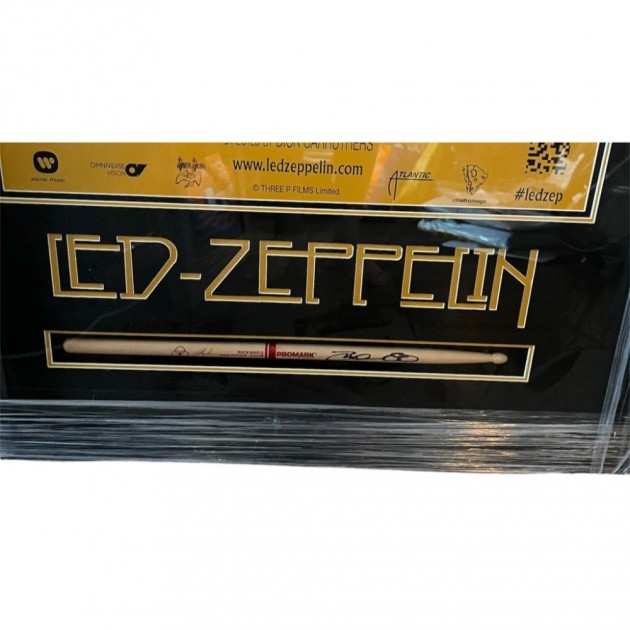 Led Zeppelin Signed Celebration Day 2007 Display - CharityStars