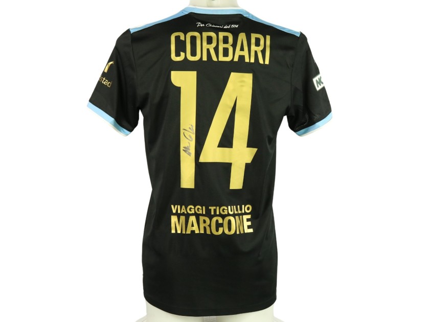 Corbari's Unwashed Signed Shirt, Olbia vs Virtus Entella 2024 ...