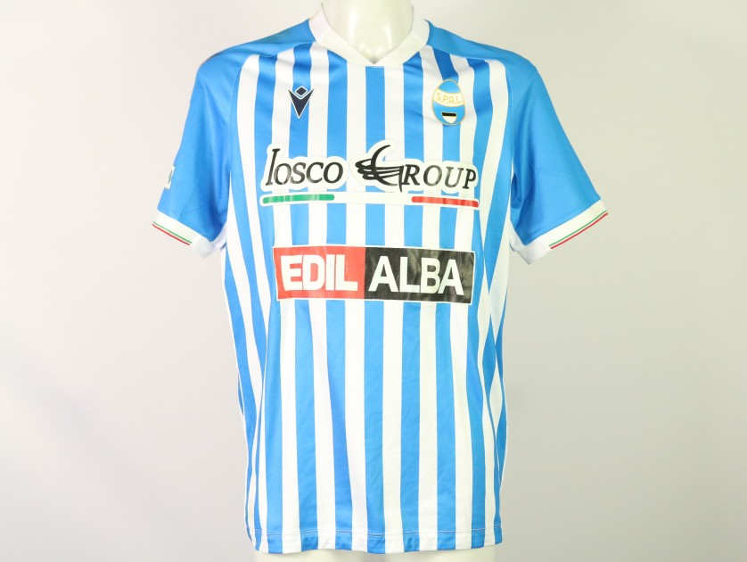 Bassoli Unwashed and Signed Shirt, SPAL vs Ancona 2023 - CharityStars