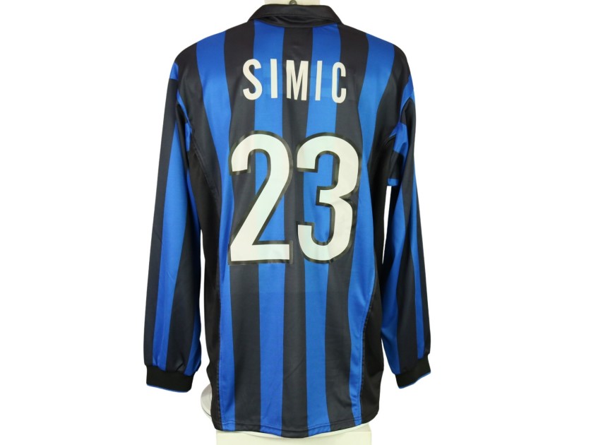 R - Simic's Inter Match-Issued Shirt, 1998/99 - CharityStars