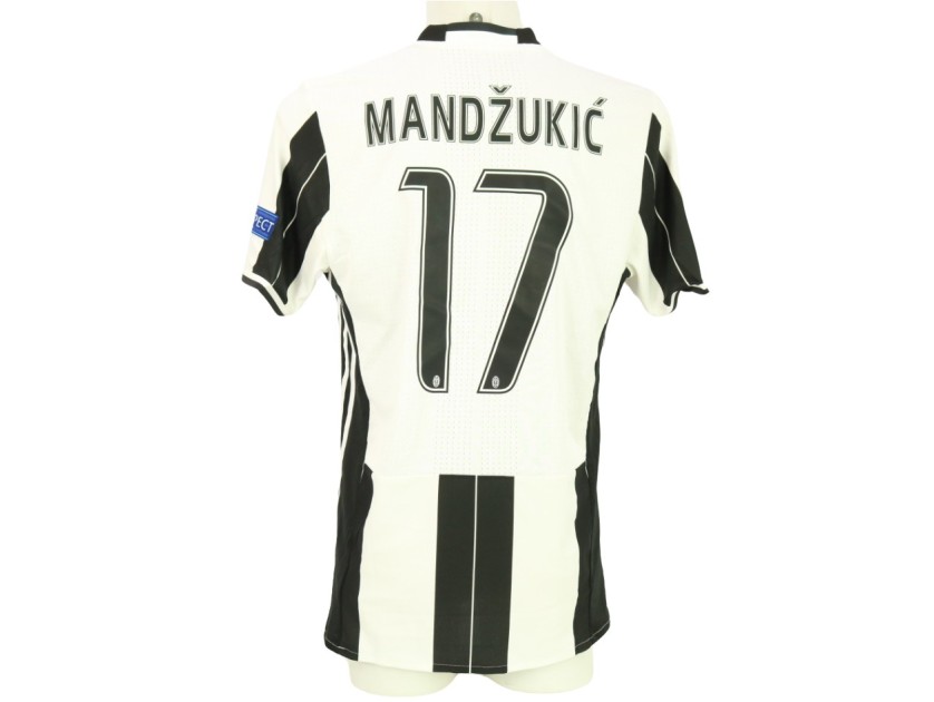 Mandzukic's Juventus Match Shirt , UCL Final Cardiff 2017 - CharityStars