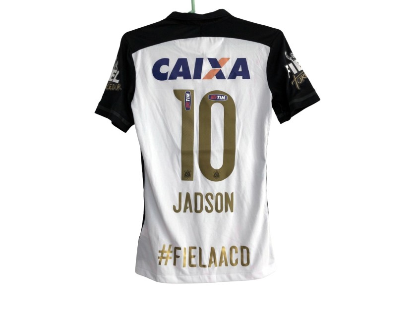 Jadson Rodrigues da Silva's Corinthians Paulista Match-Issued Shirt ...