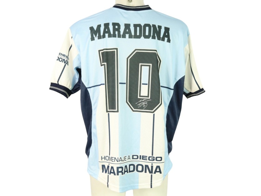 Maradona Official Shirt, Argentina vs World Stars 2001 - The Final ...