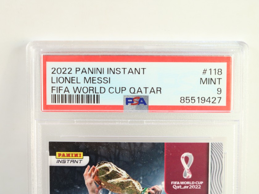 Lionel Messi FIFA World Cup Panini Instant Card 2022 - #118 - CharityStars
