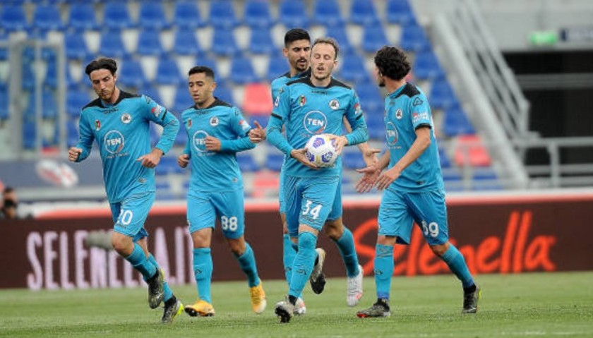 Ismajli's Spezia Worn Shirt, 2020/21 - CharityStars