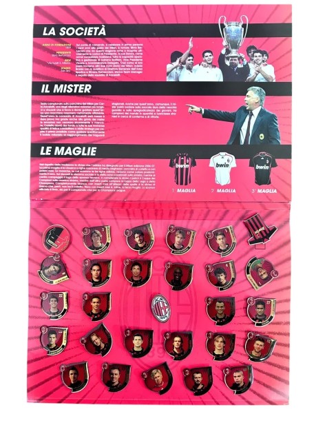 Collezione Completa Spille Ufficiali Milan - Gazzetta dello Sport 2006/ ...