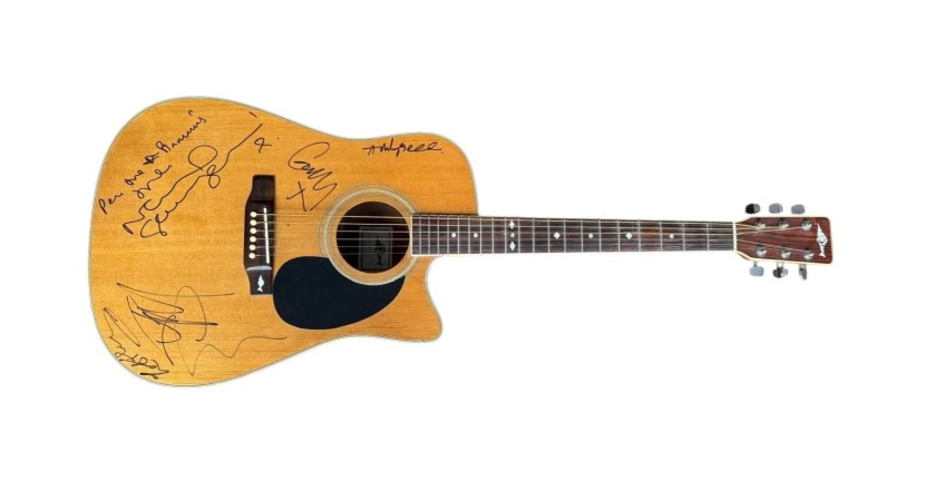 Oasis Signed Acoustic Guitar - CharityStars