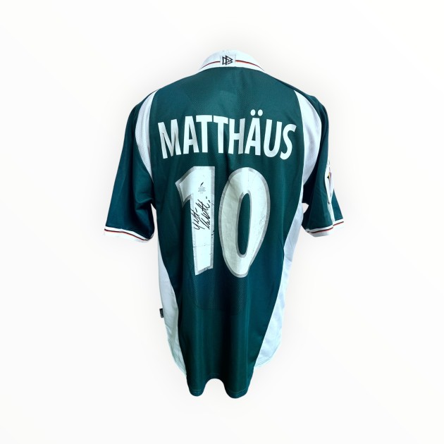 Matthaus's Germany Signed Official Shirt, EURO 2000 - CharityStars