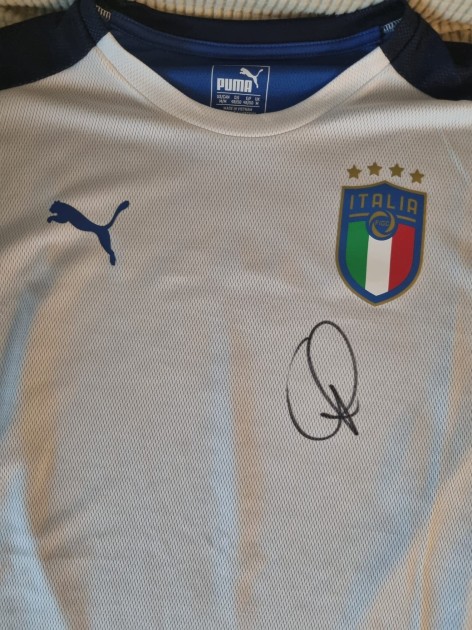 Italy National Football Team Training Kit, 2020/21 - Signed by Giacomo ...