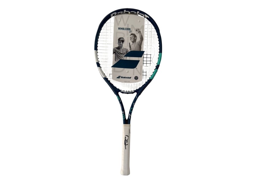 Jannik Sinner's Signed Tennis Racket - CharityStars