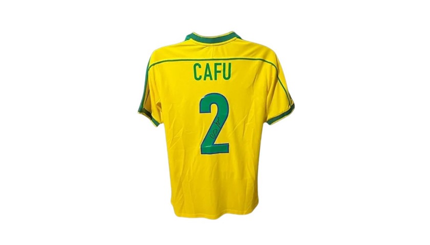 Cafu's Brazil Signed Shirt - CharityStars