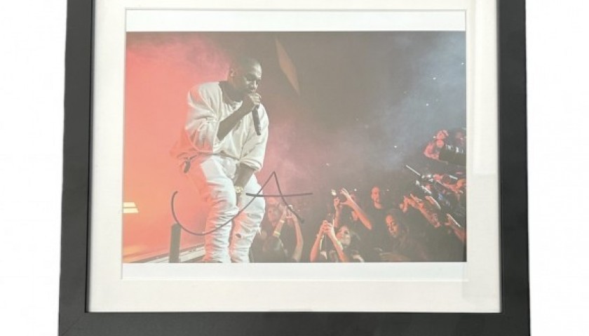 Kanye West Signed and Framed Photograph - CharityStars