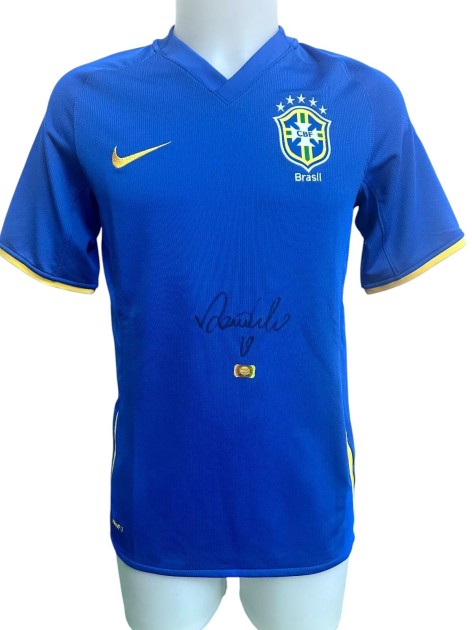 Brazil Official Shirt, 2008 - Signed by Ronaldo - CharityStars