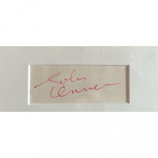John Lennon of The Beatles Signed Mounted Autograph Cut - CharityStars