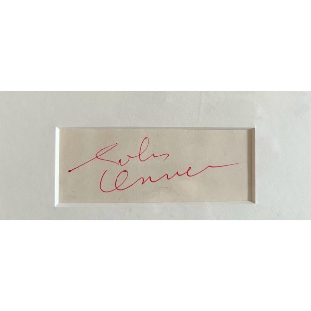 John Lennon of The Beatles Signed Mounted Autograph Cut - CharityStars