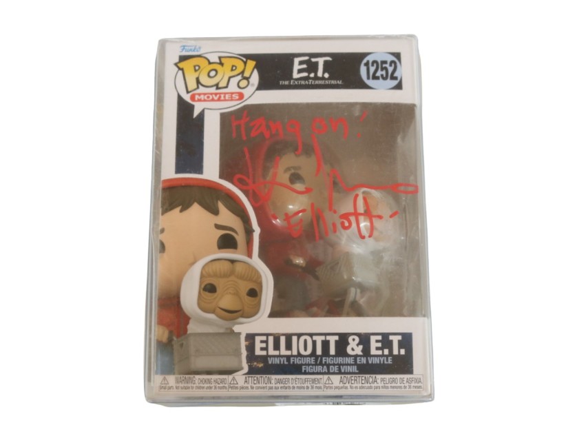 Elliott & E.T. Funko POP signed by Henry Thomas - CharityStars