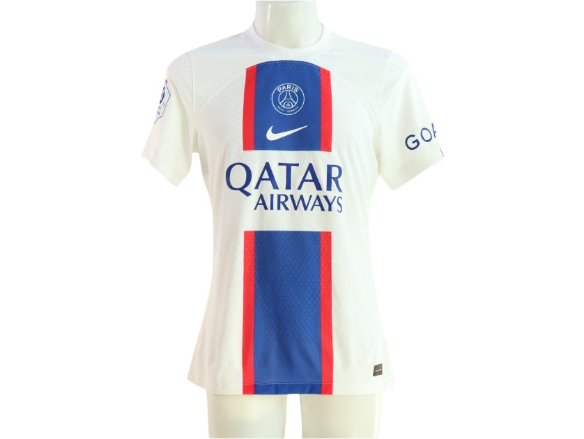 Mbappé's PSG Match-Issued Shirt, 2022/23 - CharityStars