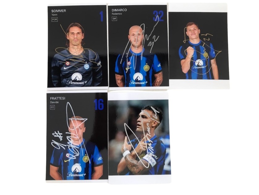 Set of Photographs Signed by Inter Milan Players - CharityStars