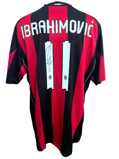 Ibrahimovic's Milan Signed Official Shirt, 2010/11 - CharityStars