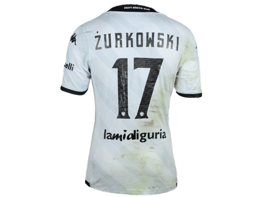 Zurkowski's Spezia Signed Match Worn Shirt vs Venezia FC - CharityStars
