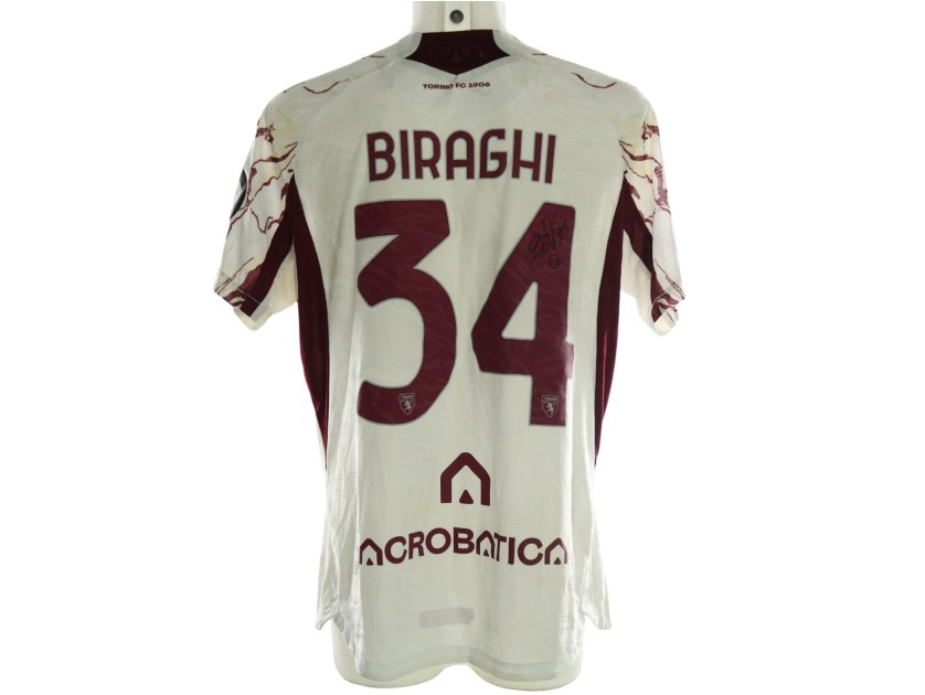 Maglia Biraghi Unwashed Cremonese vs Torino, 2026 - Autografata - Le ...
