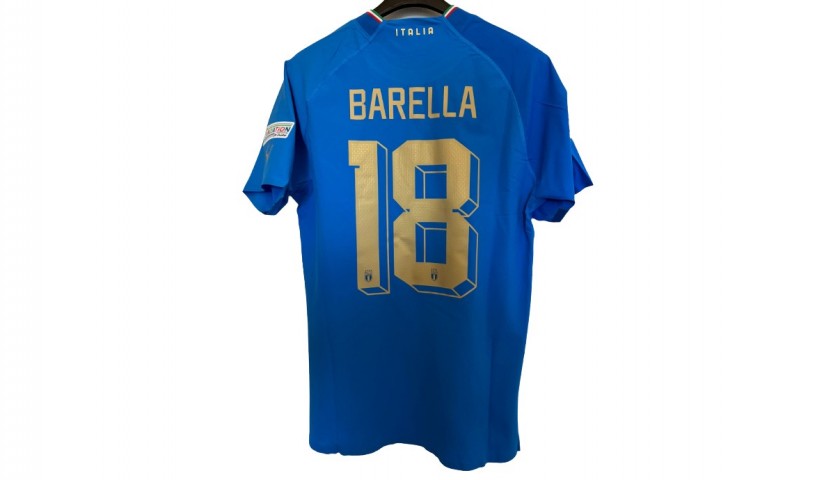 Maglia Gara Barella Ungheria Italia 2022 CharityStars Maglia Gara Barella Ungheria Italia 2022 CharityStars