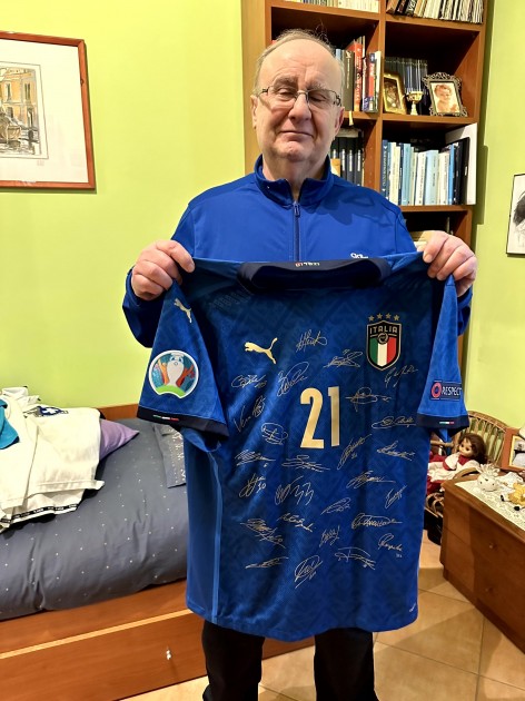 Authentic Italy Shirt, 2021 - Celebratory Euro 2020 - CharityStars