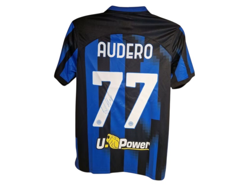 Emil Audero Inter Milan Signed 23/24 Football Shirt - CharityStars