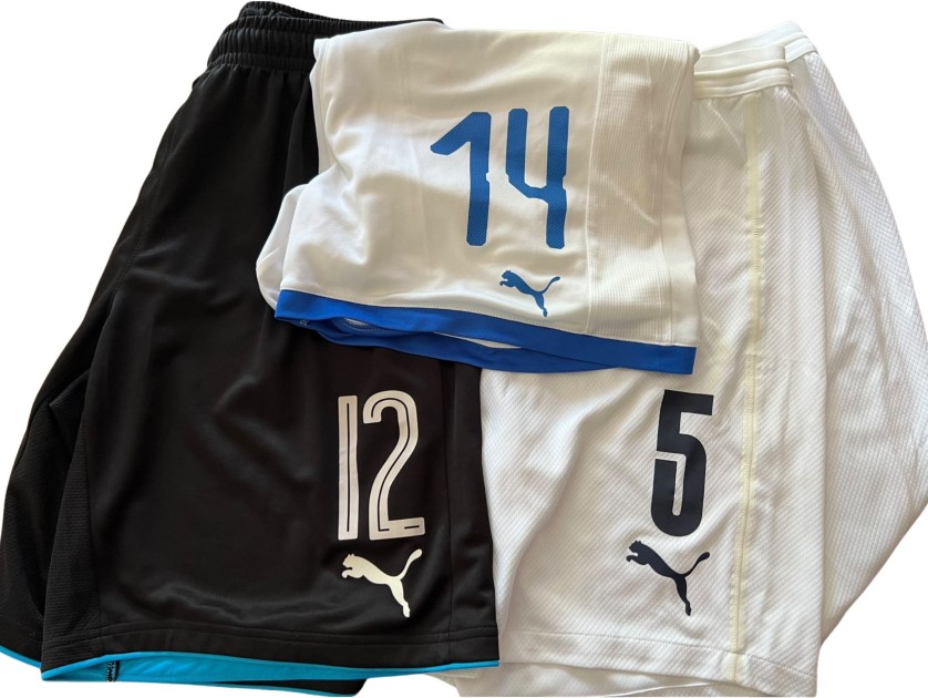Chiesa, Locatelli, Donnarumma's Collection of Three Italy Match-Issued ...
