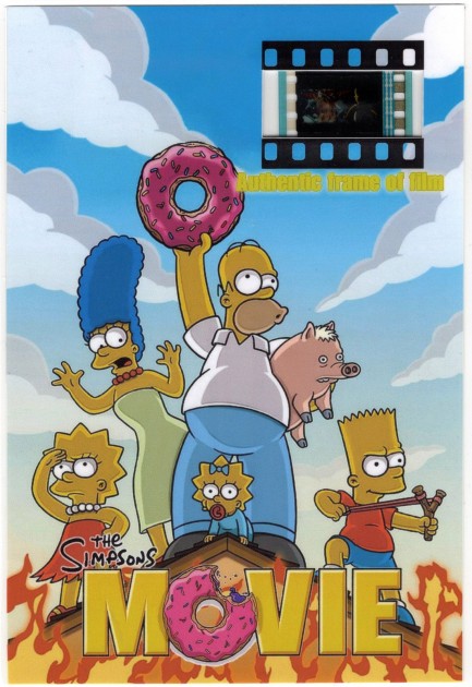 Maxi Card con frammenti originali della pellicola I Simpson - Il film ...
