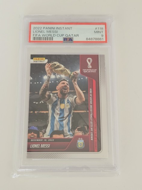 Lionel Messi Fifa World Cup Panini Instant Card 2022 #118 - CharityStars