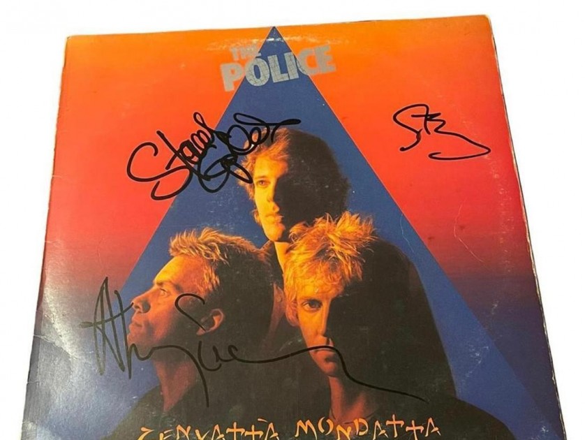 The Police Signed 'Zenyatta Mondatta' Vinyl LP - CharityStars